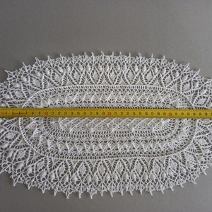 Made to Order; Oval Doily New White - Etsy