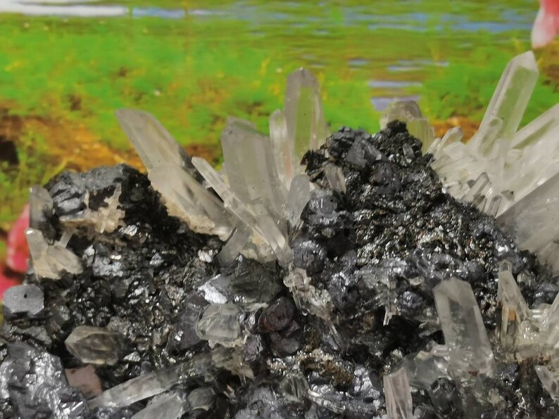 Amazing Quartz With Galena and Sphalerite From Bulgaria Gold - Etsy