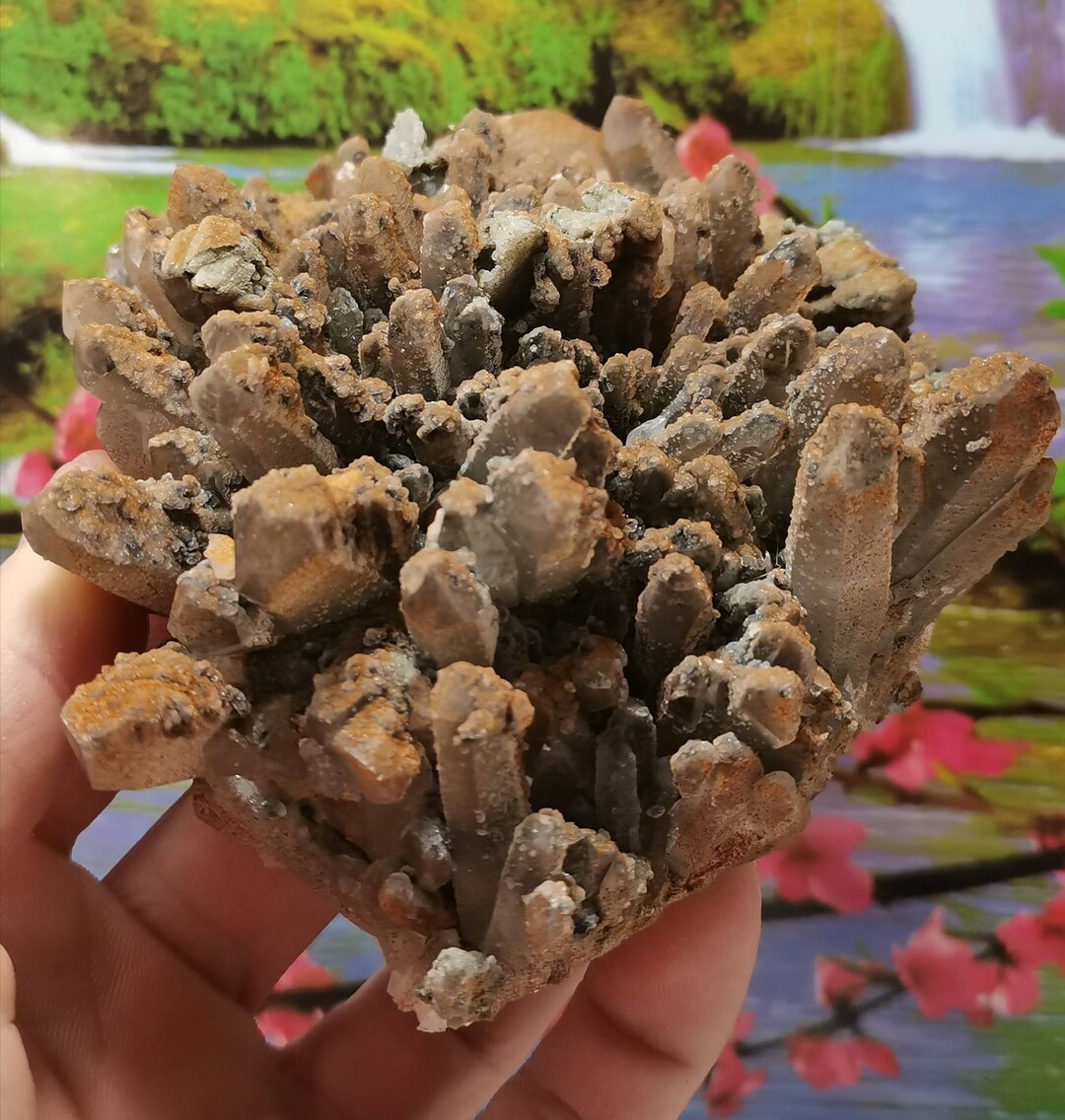 Amazing Quartz With Iron Oxidation From Bulgaria Gold - Etsy