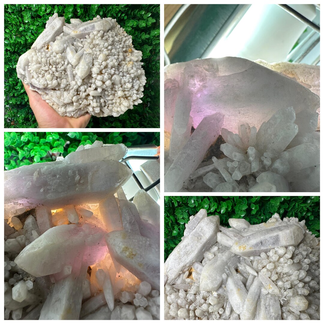 RARE Quartz Amethyst From Madjorovo, Bulgaria, Gold Minerals, Crystal ...