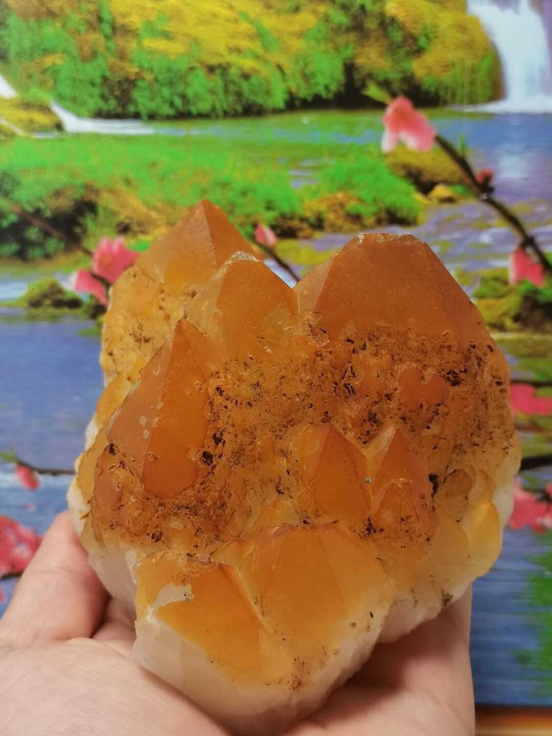 Bigger Quartz With Iron Oxidation From Bulgaria Gold - Etsy