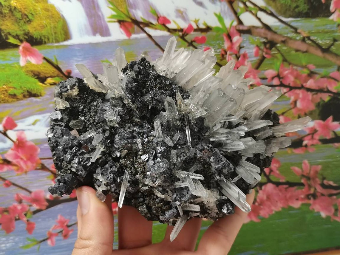 Amazing Quartz With Galena and Sphalerite From Bulgaria Gold - Etsy