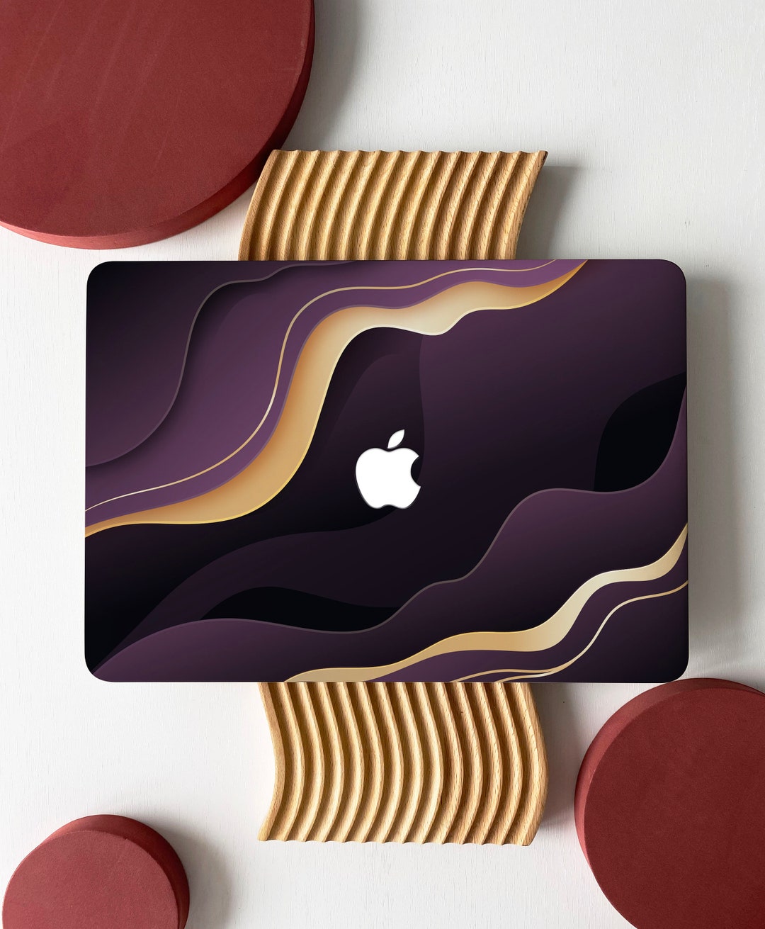 Luxurious Purple Gradient Shell Hard Case Cover for MacBook Air 13 ...