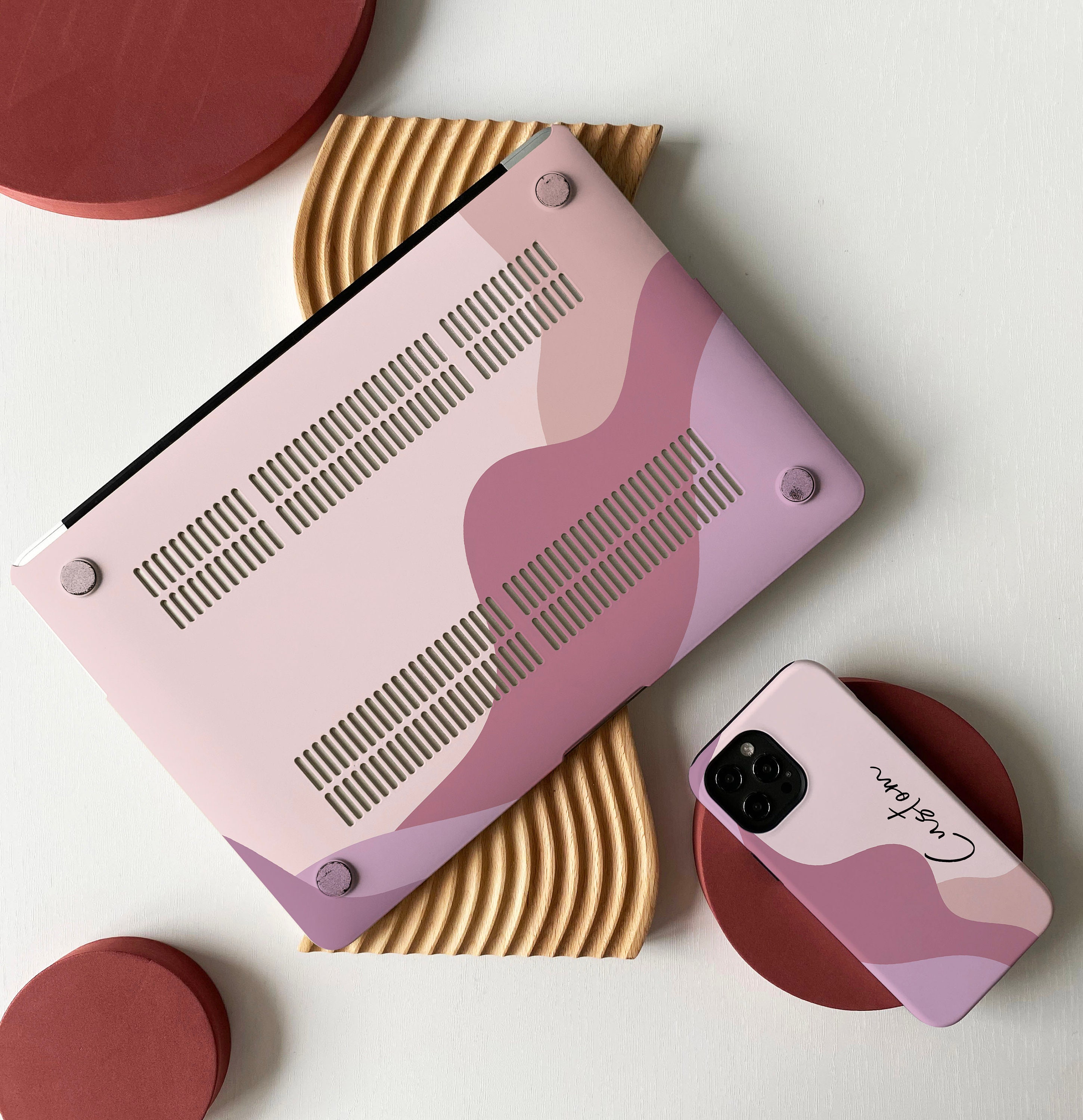 Pink and Purple Painting Shell Hard Case Cover for Macbook Air - Etsy