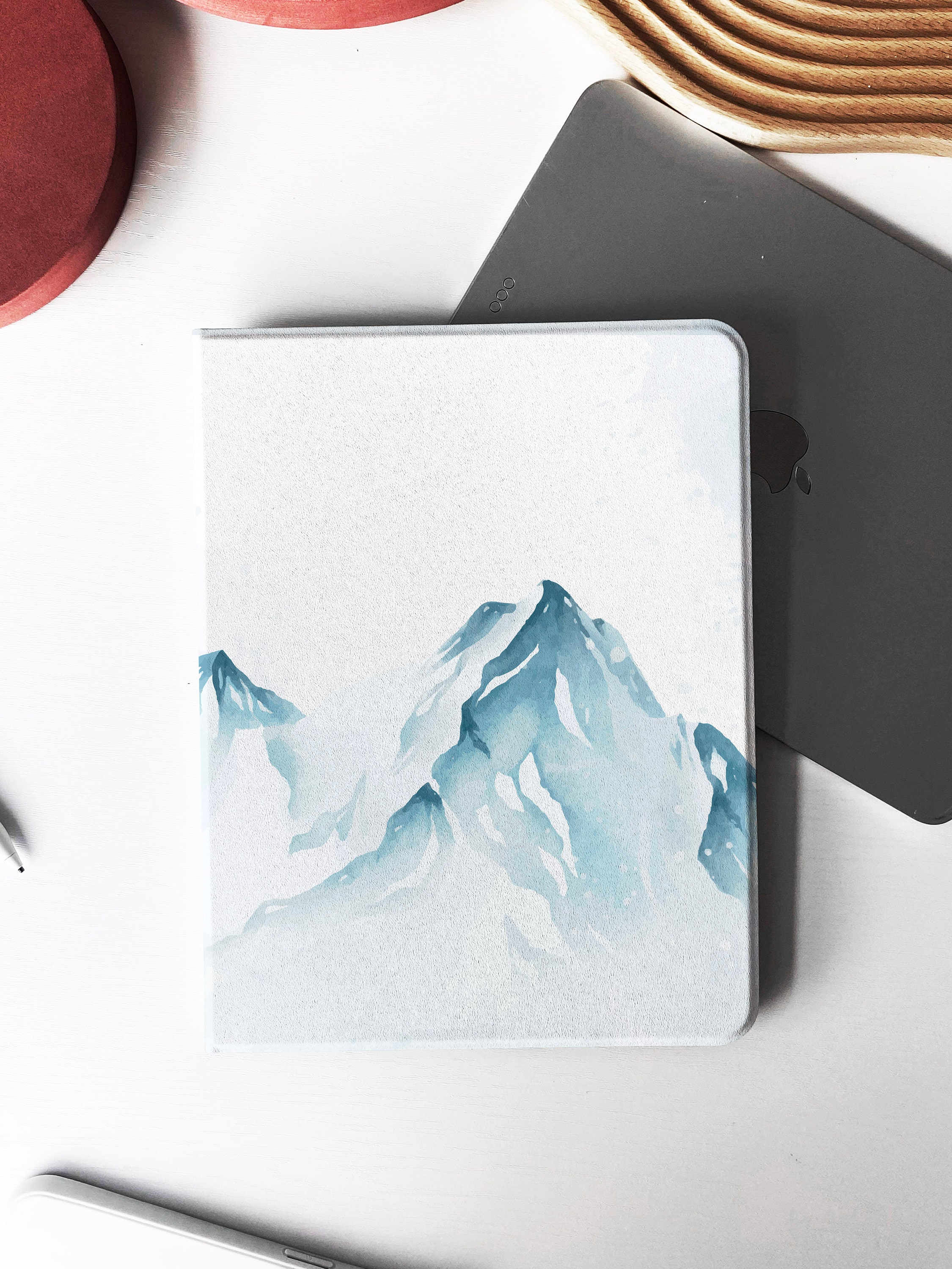 Snow Mountain Ipad Book Cover Personalised Ipad 9.7 10.2 Pro - Etsy