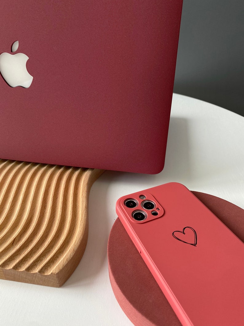 Vermilion Red Shell Hard Case Cover for MacBook Air 13 Macbook | Etsy