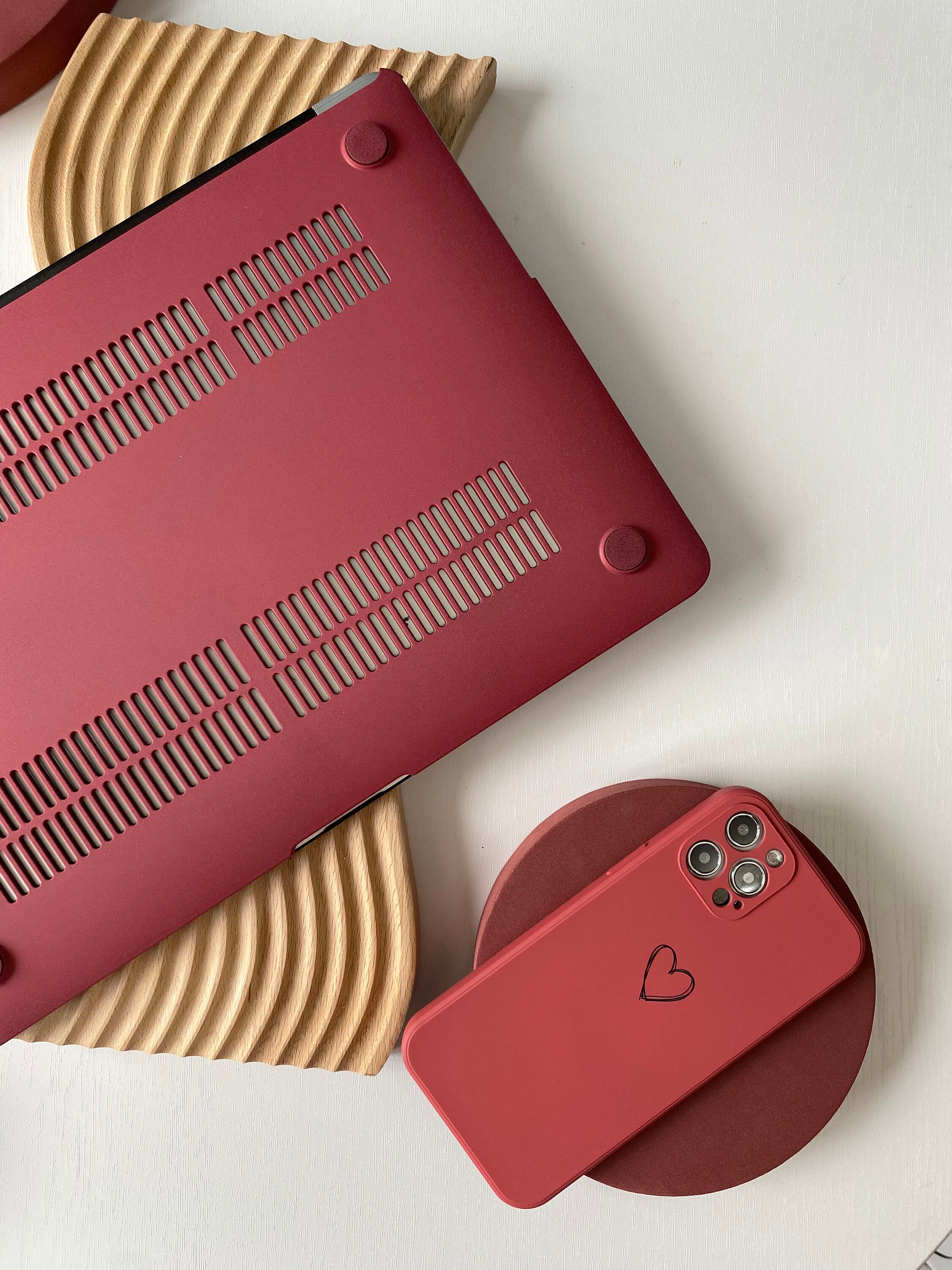 Vermilion Red Shell Hard Case Cover for Macbook Air 13 Macbook - Etsy UK