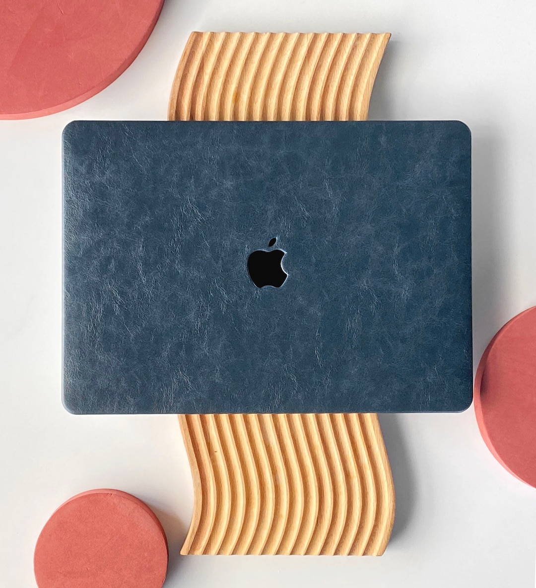 Vintage Blue Unique Hard Case Cover for MacBook Air 13 MacBook Pro 13 ...