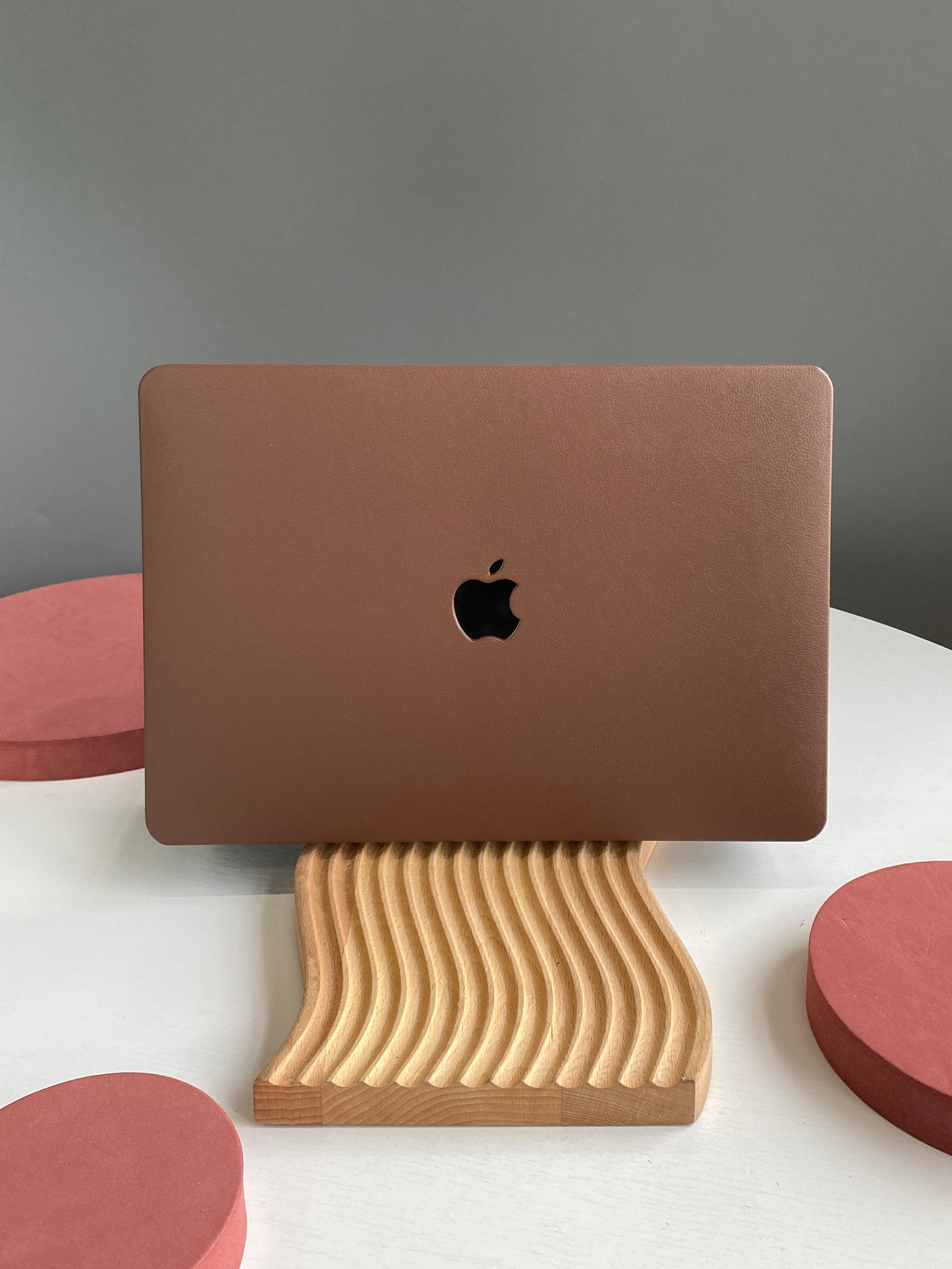 Coffee Brown Leather Hard Case Cover for Macbook Air 13 - Etsy