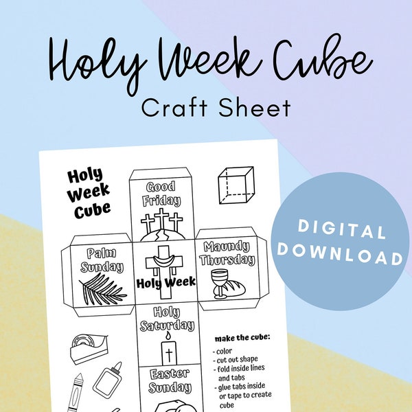 Printable Prayer Cube - Etsy