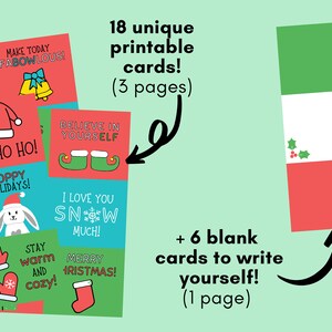 Christmas Lunch Box Notes, Lunch Box Jokes, Printable, Lunch Box Notes ...