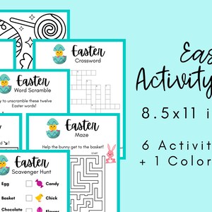 Easter Activity Pack, Easter Activities for Kids, Kids Printable ...