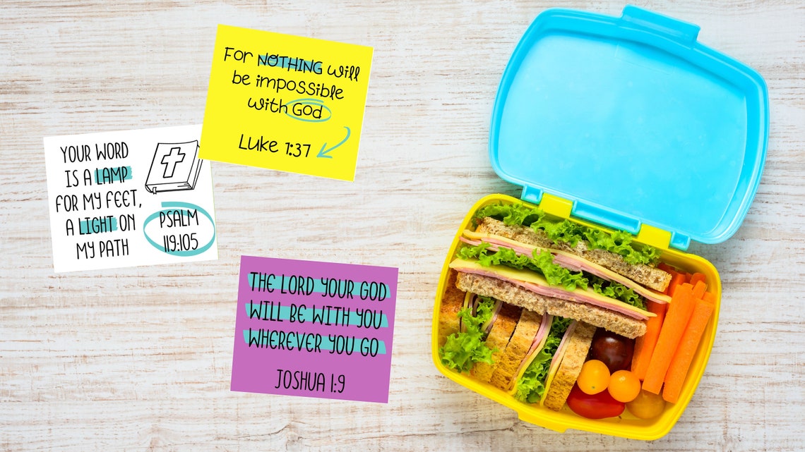 Printable Lunch Box Notes, Printable Lunch Box Cards, Lunch Notes for ...