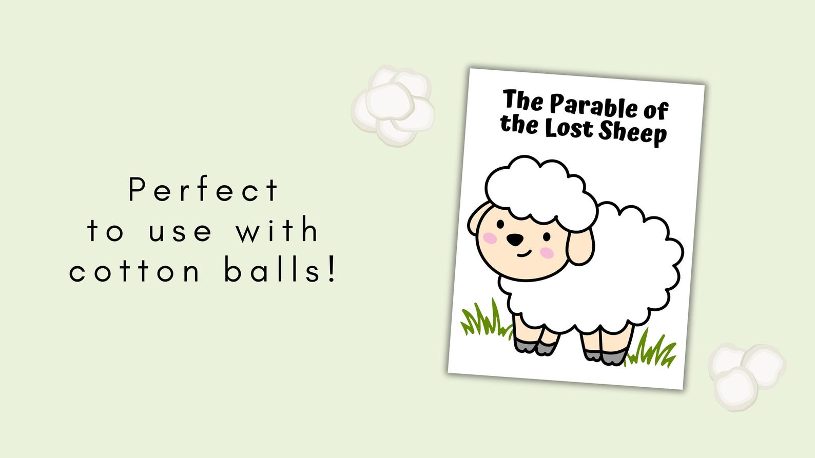 Parable of the Lost Sheep Craft, Sunday School Craft Printable ...