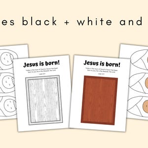 Baby Jesus Craft, Sunday School Craft Printable, Christian Activities ...