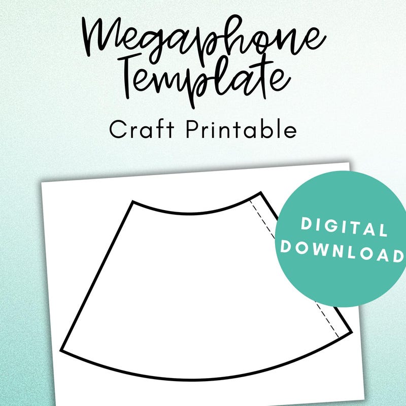 Megaphone Svg - Etsy