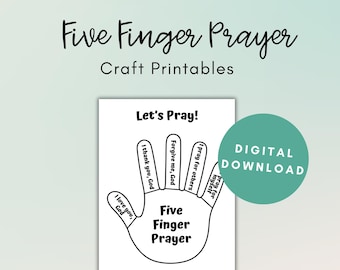 5 Finger Prayer - Etsy