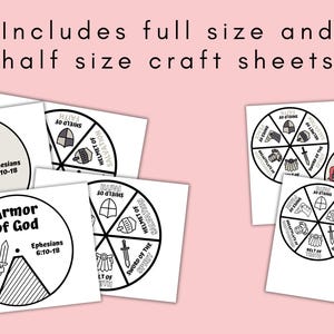 Armor of God Craft, Spinner Wheel Craft, Christian Crafts, Crafts for ...