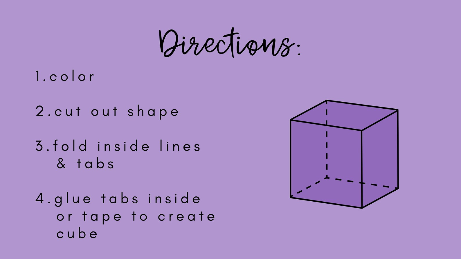 Gratitude Cube, Crafts for Kids Printable, Digital Download, Sunday ...