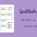 Gratitude Cube, Crafts for Kids Printable, Digital Download, Sunday ...