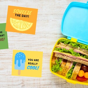 Food Puns Lunch Box Notes, Lunch Box Jokes, Printable, Lunch Box Notes ...