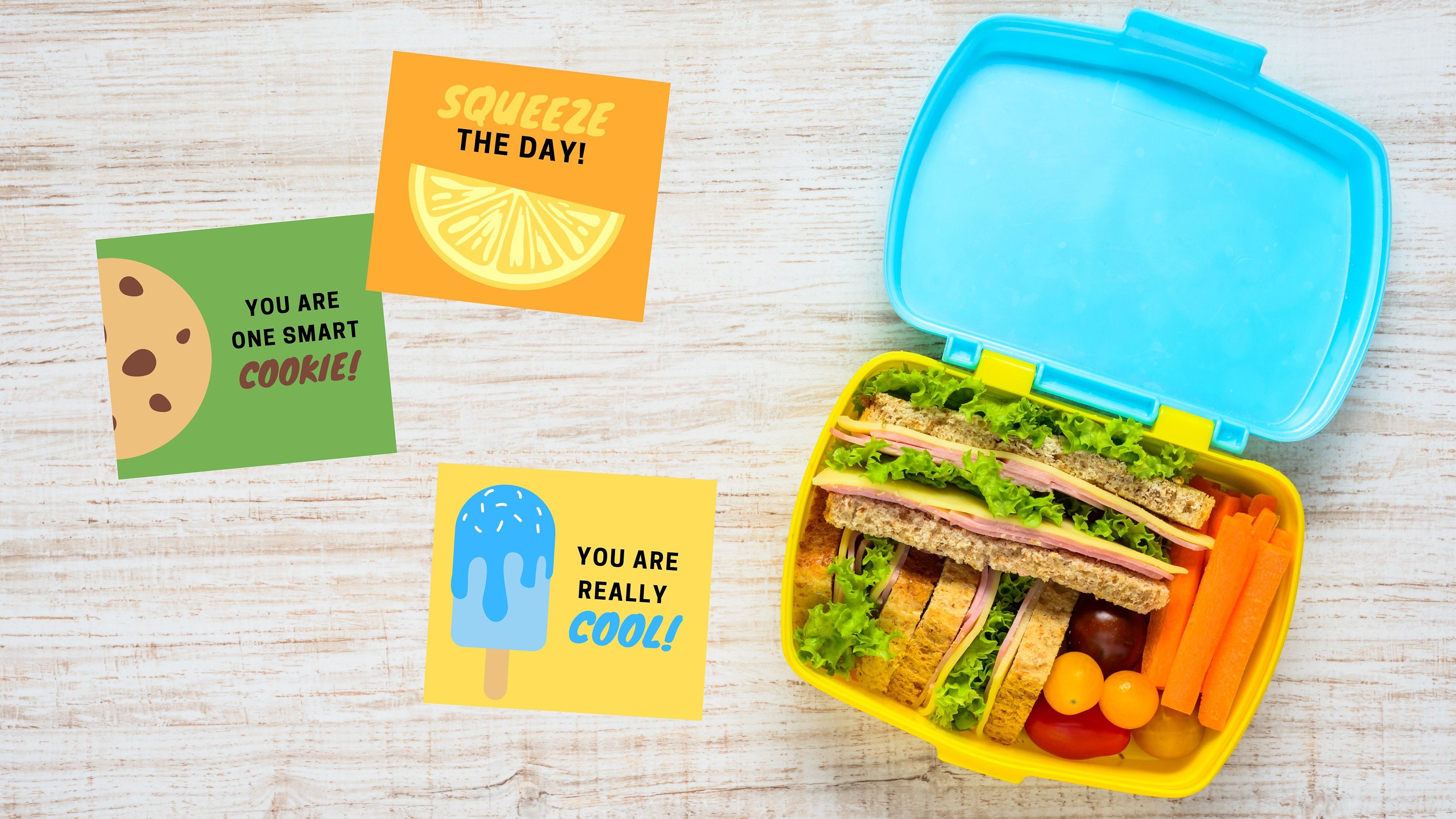 Food Puns Lunch Box Notes, Lunch Box Jokes, Printable, Lunch Box Notes ...