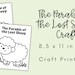 Parable of the Lost Sheep Craft, Sunday School Craft Printable ...