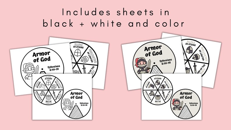 Armor of God Craft, Spinner Wheel Craft, Christian Crafts, Crafts for ...