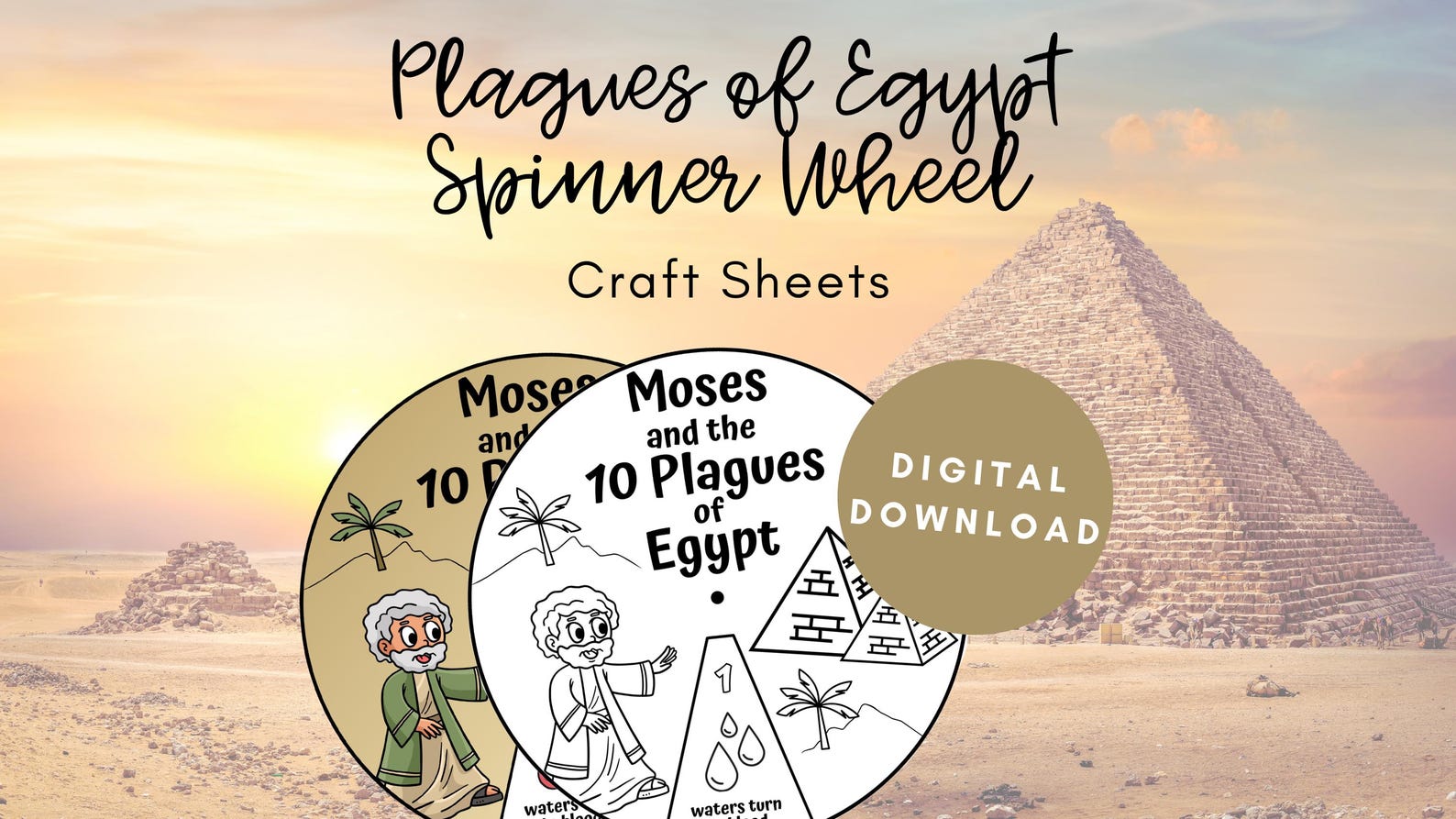 10 Plagues of Egypt, Spinner Wheel Craft, Christian Crafts, Crafts for ...