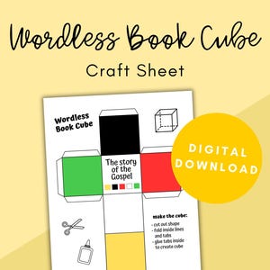 Wordless Book Cube, Colors of Salvation, Christian Crafts, Crafts for ...