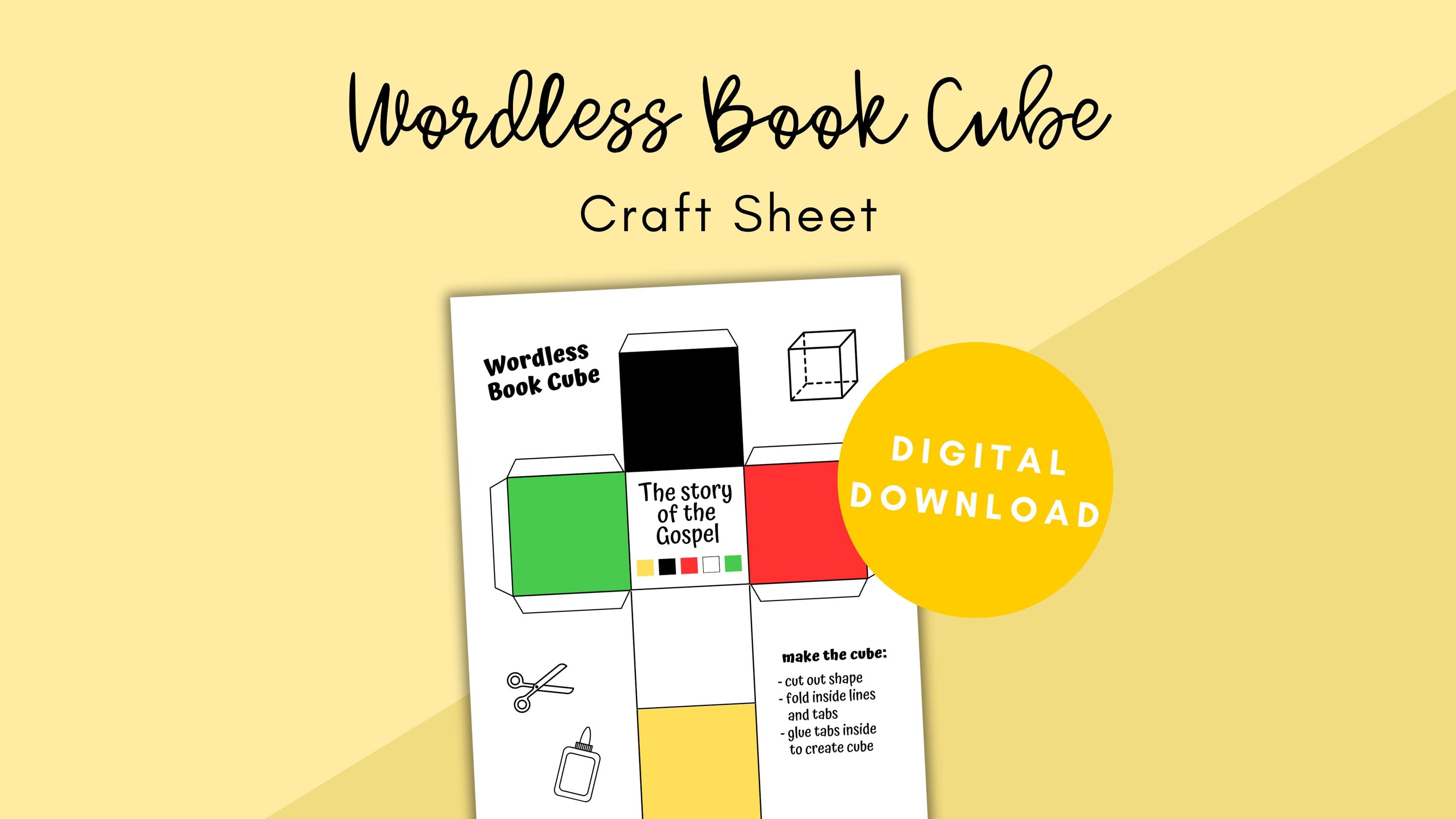 Wordless Book Cube, Colors of Salvation, Christian Crafts, Crafts for ...