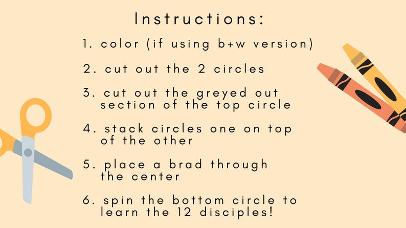 12 Disciples of Jesus, Spinner Wheel Craft, Christian Crafts, Crafts ...