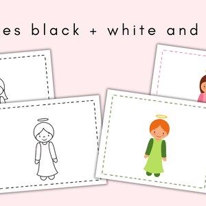 Angel Craft, Sunday School Craft Printable, Handprint Craft, Christian ...