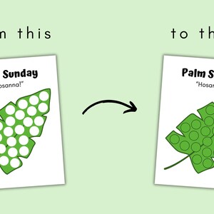 Palm Sunday Crafts, Dot Marker Coloring, Do A Dot, Sunday School Craft ...