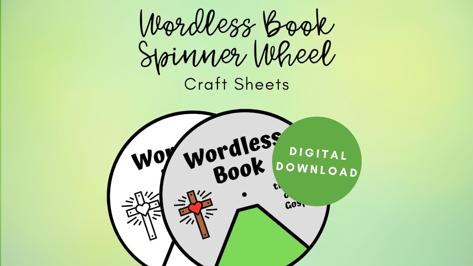 Wordless Book Craft, Spinner Wheel Craft, Colors of Salvation ...