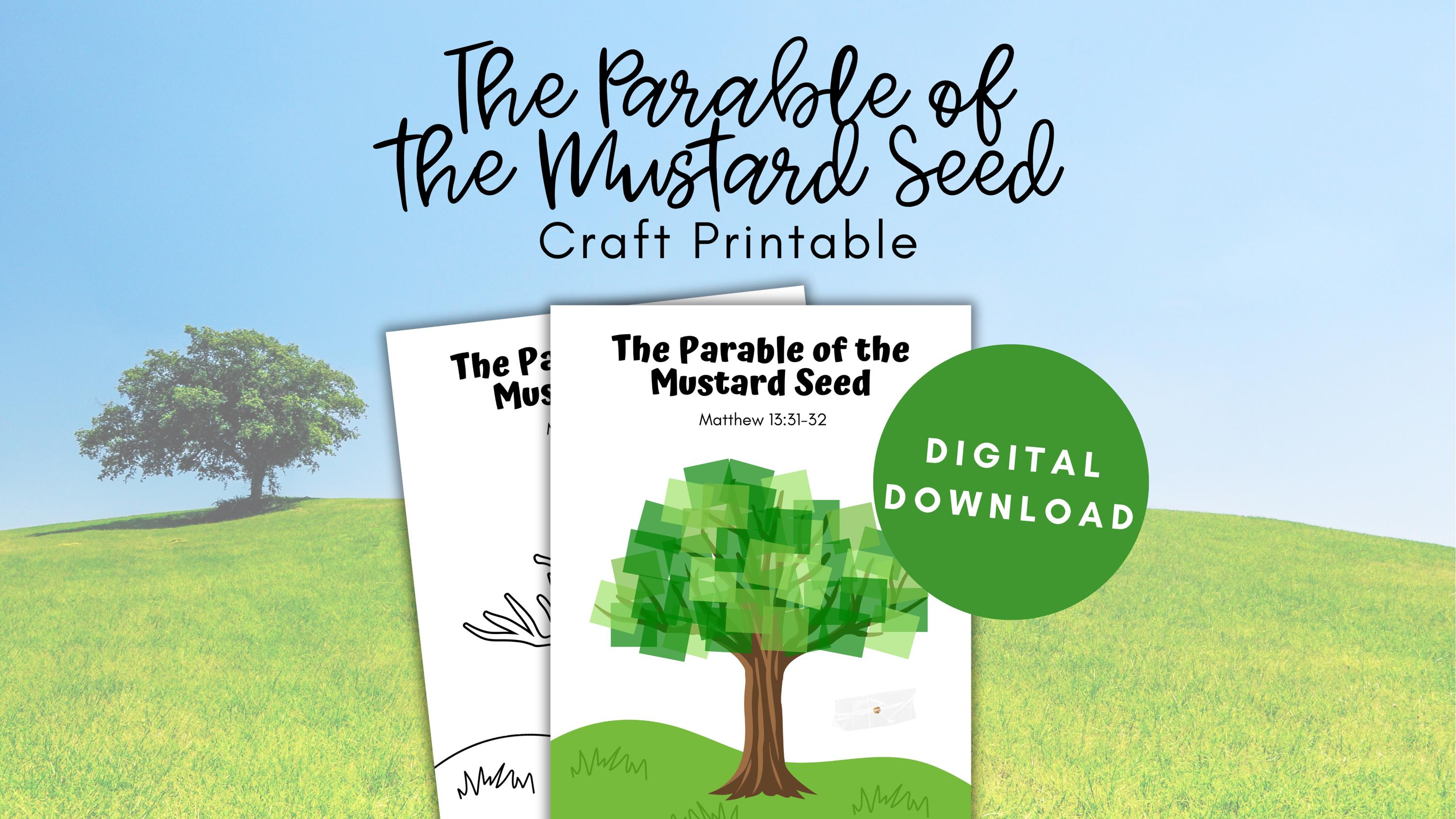 Parable Of The Mustard Seed Craft