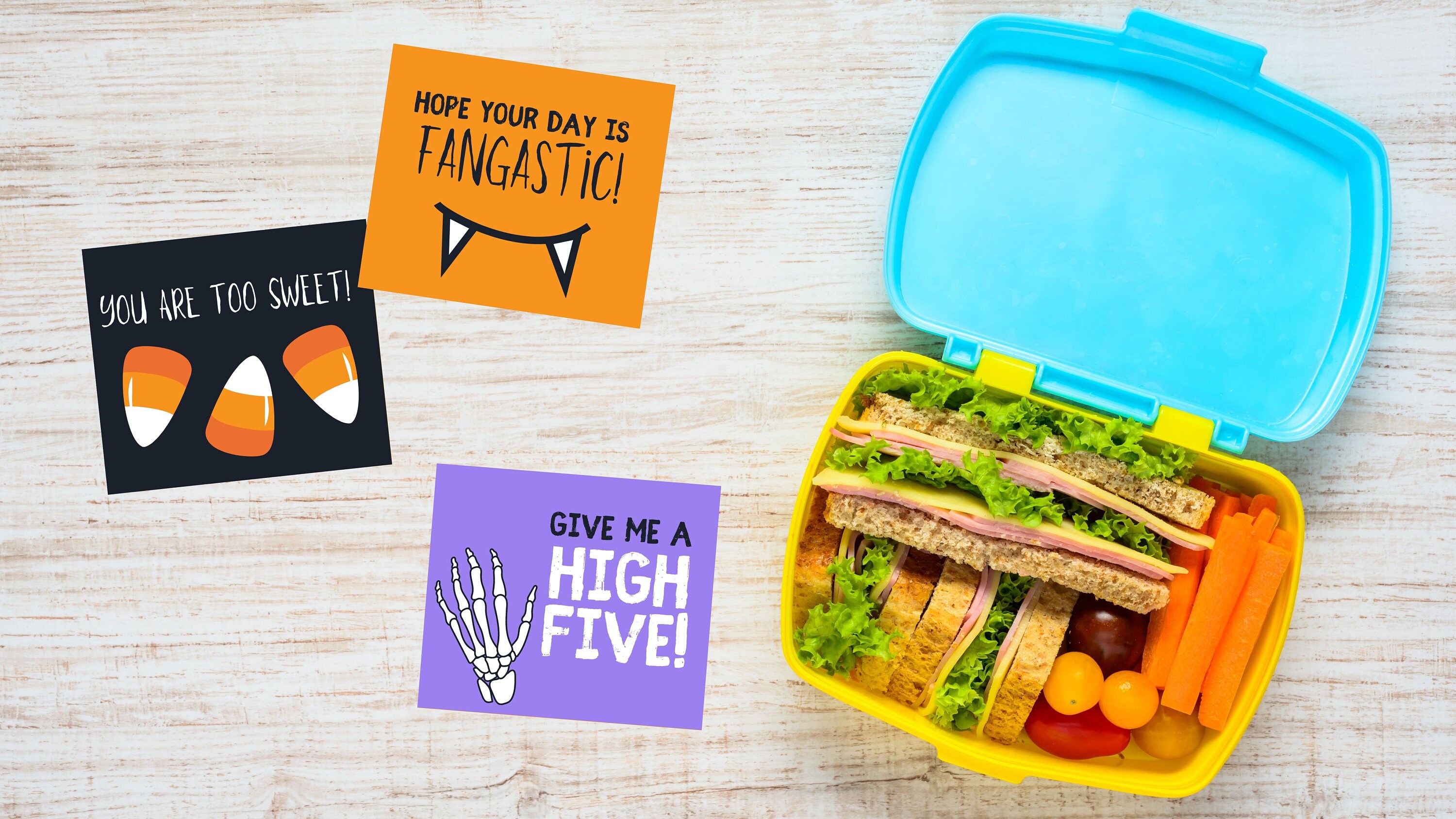 Printable Lunch Box Notes, Printable Lunch Box Cards, Lunch Notes for ...