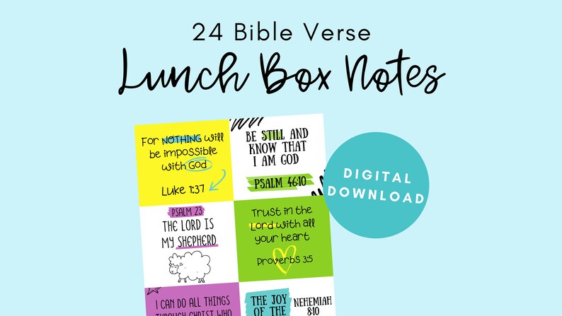Printable Lunch Box Notes, Printable Lunch Box Cards, Lunch Notes for ...