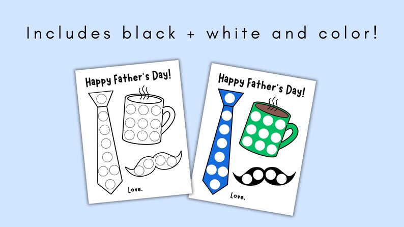 Fathers Day Craft From Kids, Fathers Day for Kids, Dot Dot Sheet, Dot ...