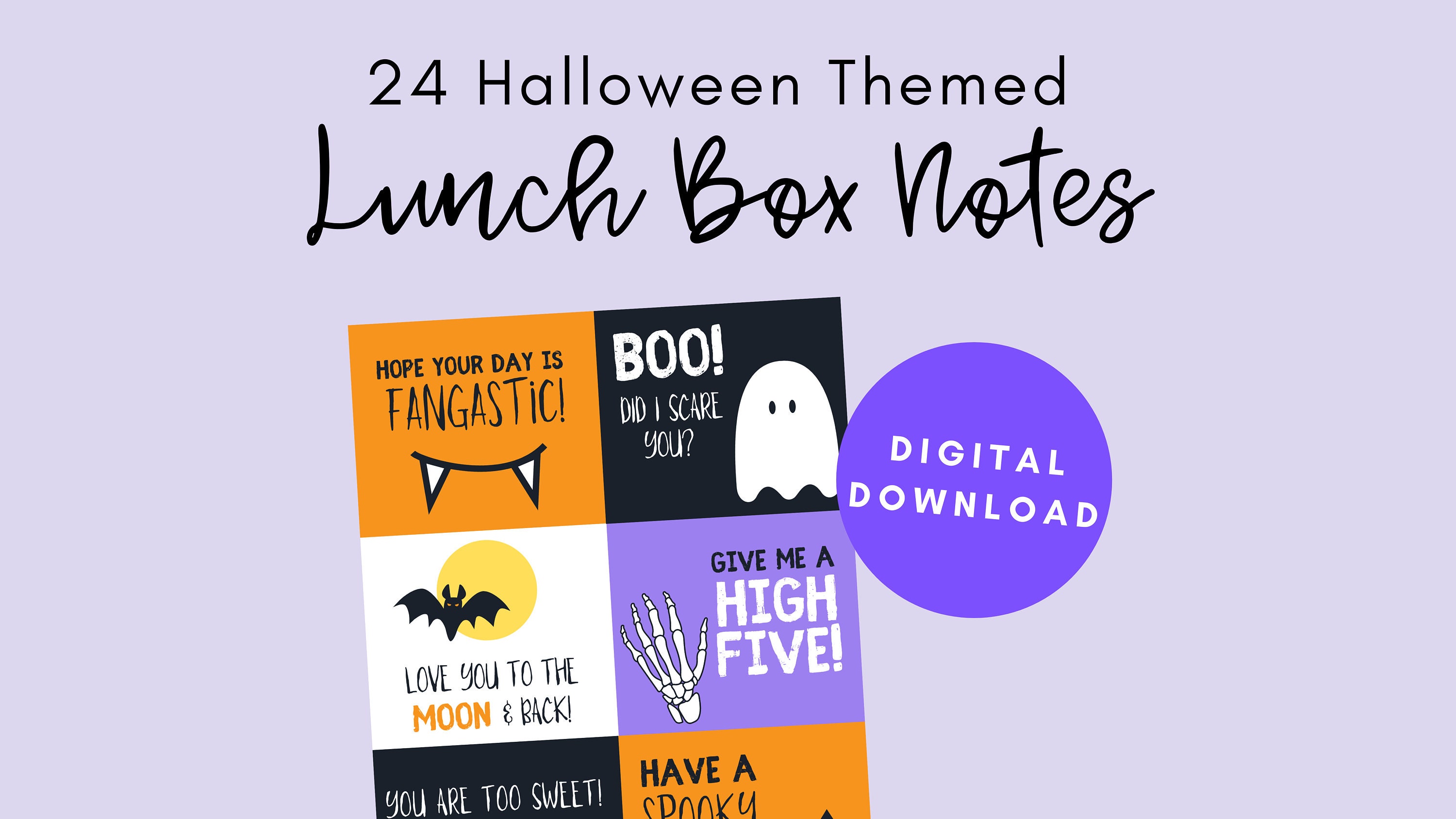 Printable Lunch Box Notes, Printable Lunch Box Cards, Lunch Notes for ...