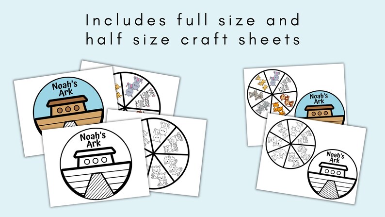 Noah's Ark Craft, Spinner Wheel Craft, Christian Crafts, Crafts for ...