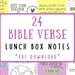 Printable Lunch Box Notes, Printable Lunch Box Cards, Lunch Notes for ...