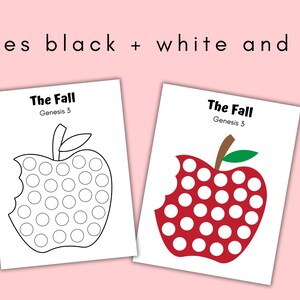 Adam and Eve Craft, Dot Marker Coloring, Do A Dot, Sunday School Craft ...