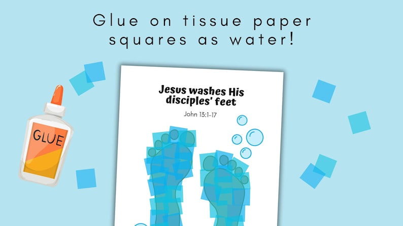 Jesus Washes His Disciples Feet, Jesus Washing Feet Craft, Sunday ...