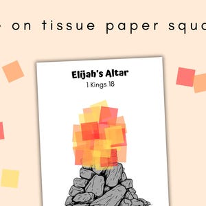 Elijah's Altar, Elijah and the Prophets of Baal Craft, Sunday School ...