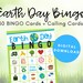 Earth Day Bingo Bingo Cards Printable Bingo Game Bingo Game - Etsy