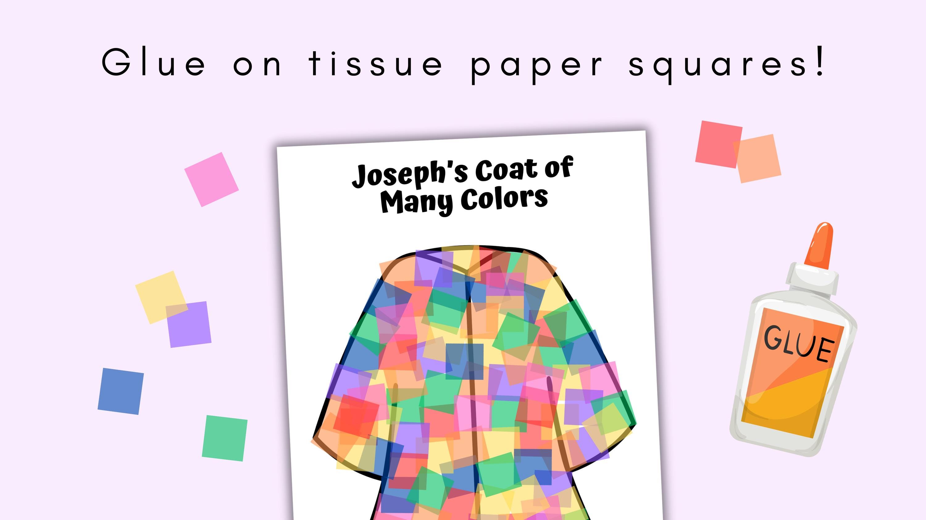 Joseph's Coat of Many Colors Craft, Sunday School Craft Printable ...
