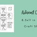 Advent Cube, Christian Crafts, Crafts for Kids Printable, Digital ...