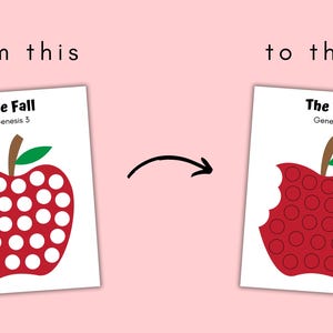 Adam and Eve Craft, Dot Marker Coloring, Do A Dot, Sunday School Craft ...