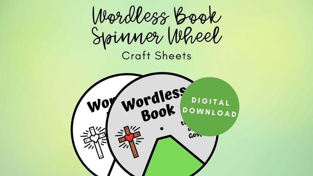 Wordless Book Craft Spinner Wheel Craft Colors Of Salvation Wordless Book Craft Spinner Wheel Craft Colors Of Salvation